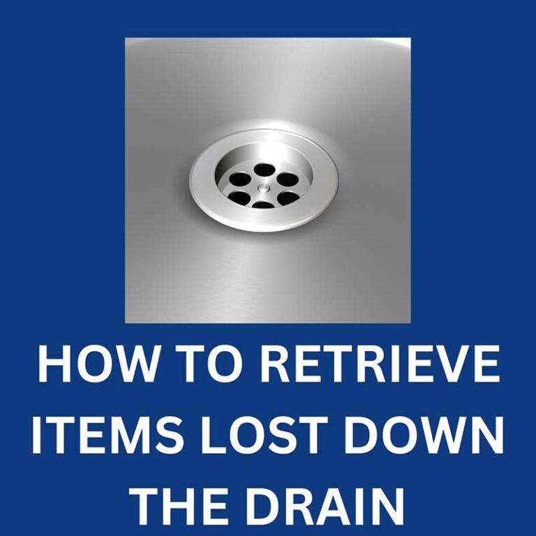 How To Retrieve Items Lost Down The Drain - TM Hughes & Son